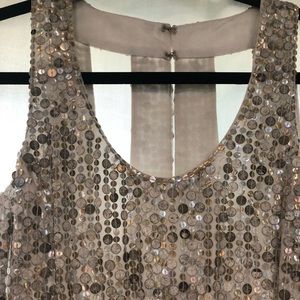 Aryn K | Dresses | Aryn K White Sequin Dress | Poshmark